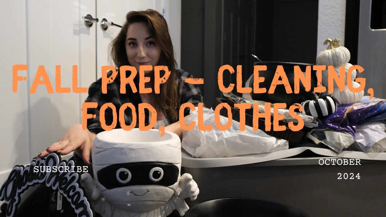 Halloween & Fall Prep with Me | Clothes, Food, Cleaning - YouTube