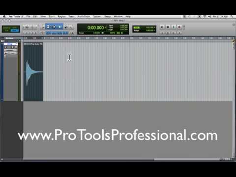 ProTools grabber tool tutorial - YouTube