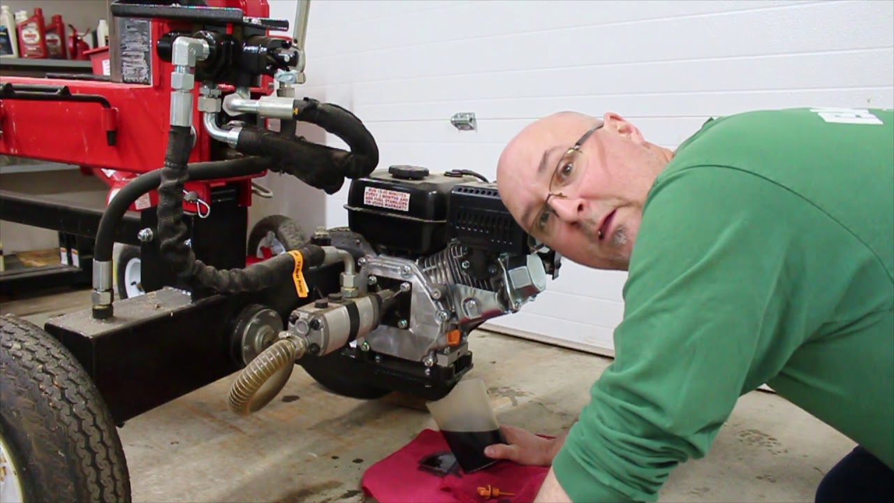 Splitter Oil Change - YouTube