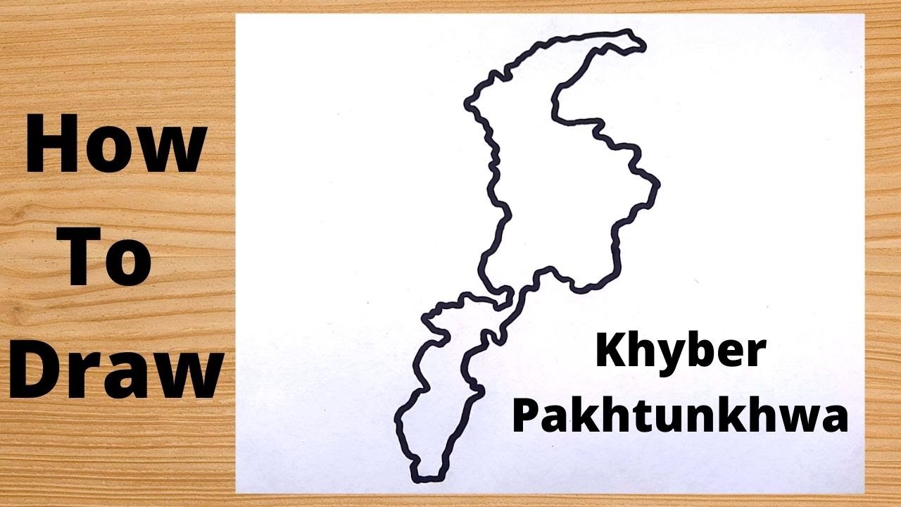 Drawing Khyber Pakhtunkhwa Map ( Pakistan ) - YouTube