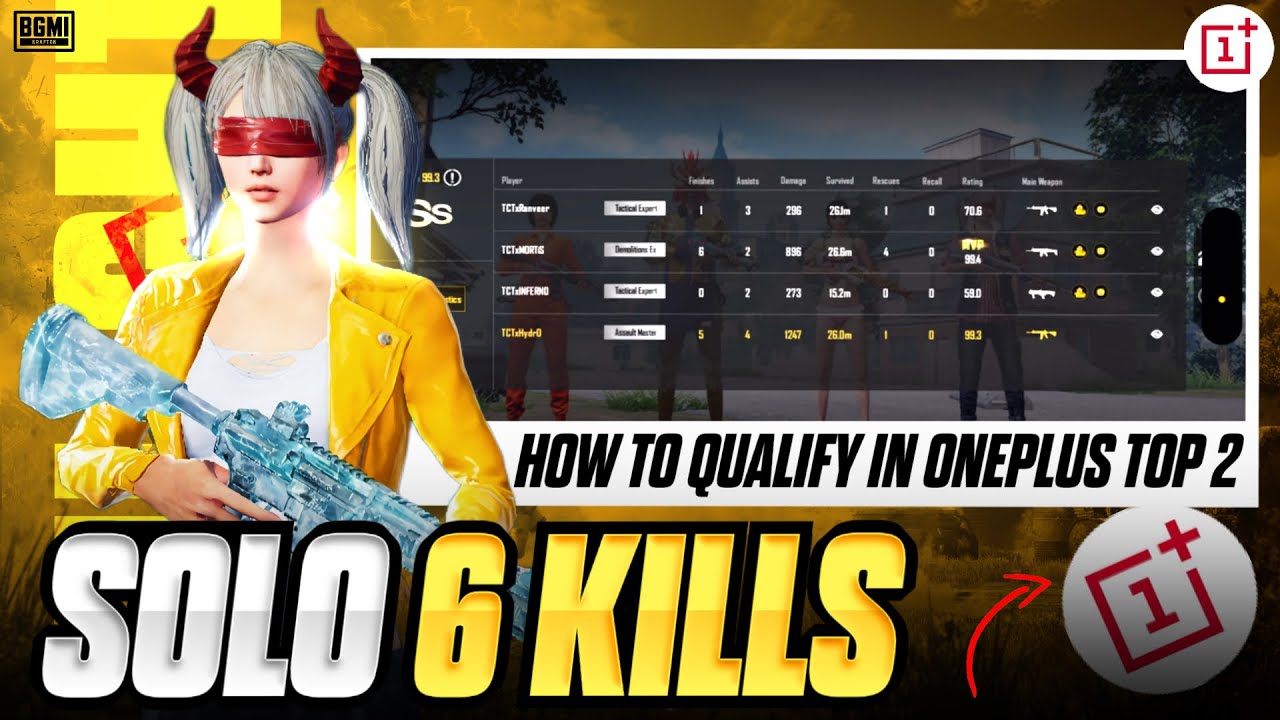 HOW TO QUALIFY ONE PLUS DA ROUND 1 🚀🥵 || Solo 6 Kills ️🔥 || MortisJOD⚡️ - YouTube