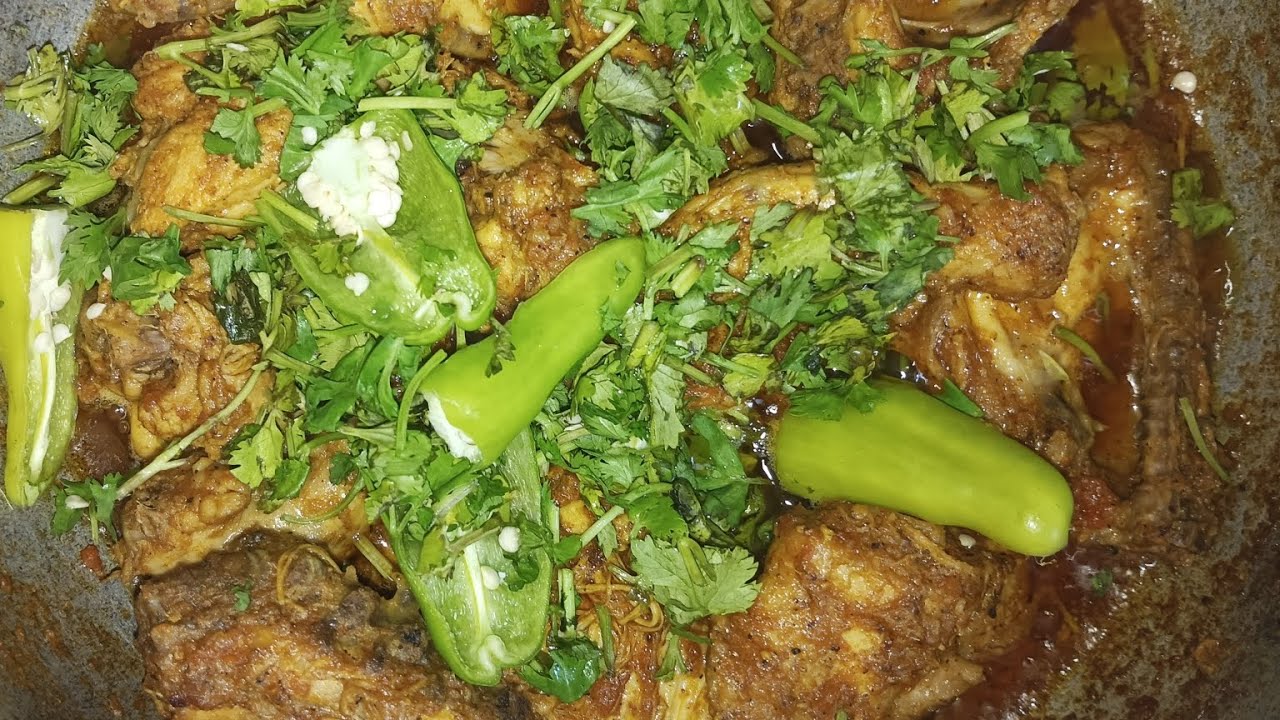 Chicken Dry karahi recipe - YouTube