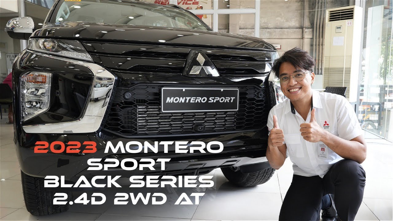 2023 MONTERO SPORT BLACK SERIES 4X2 AUTOMATIC | SUV REVIEW - YouTube