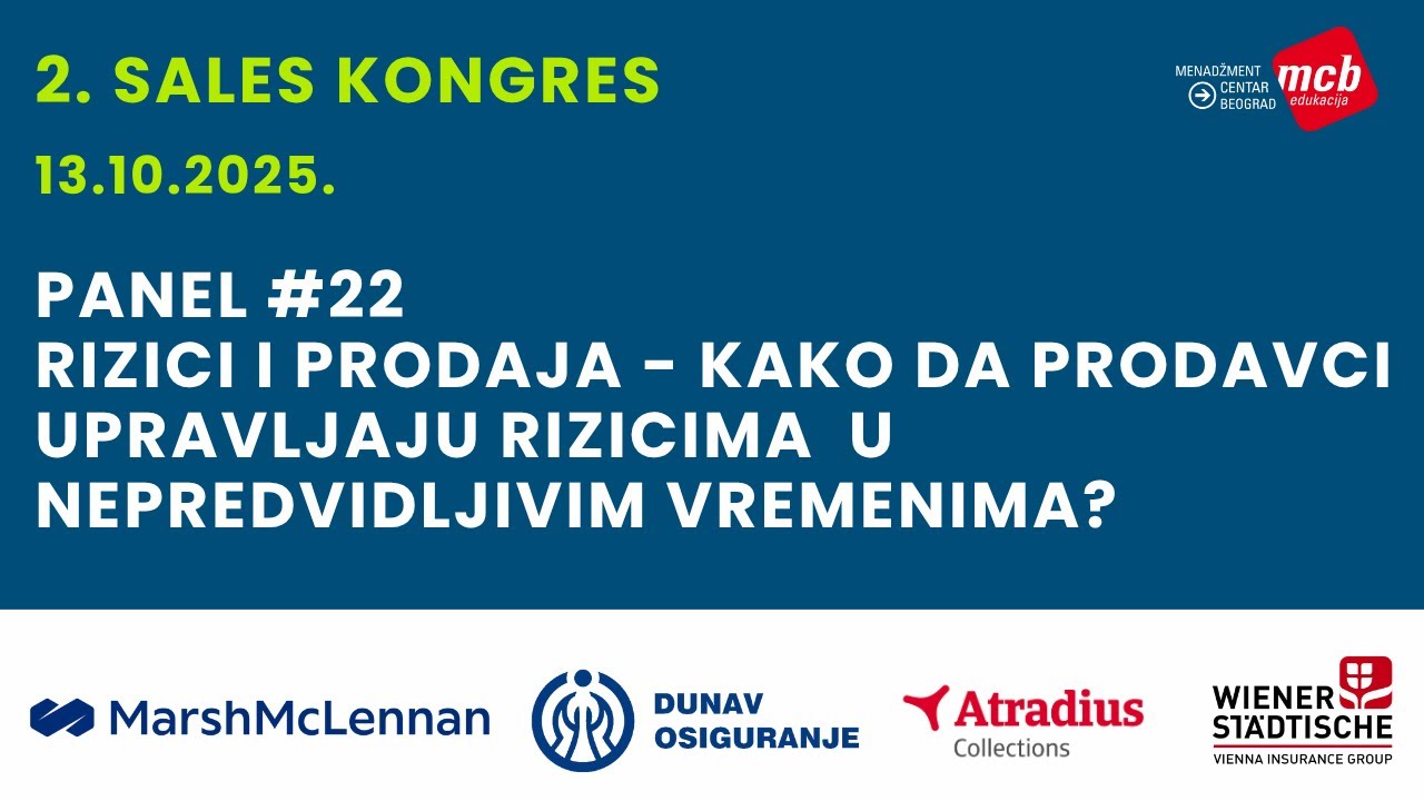 #22: RIZICI I PRODAJA - KAKO DA PRODAVCI UPRAVLJAJU RIZICIMA U ...