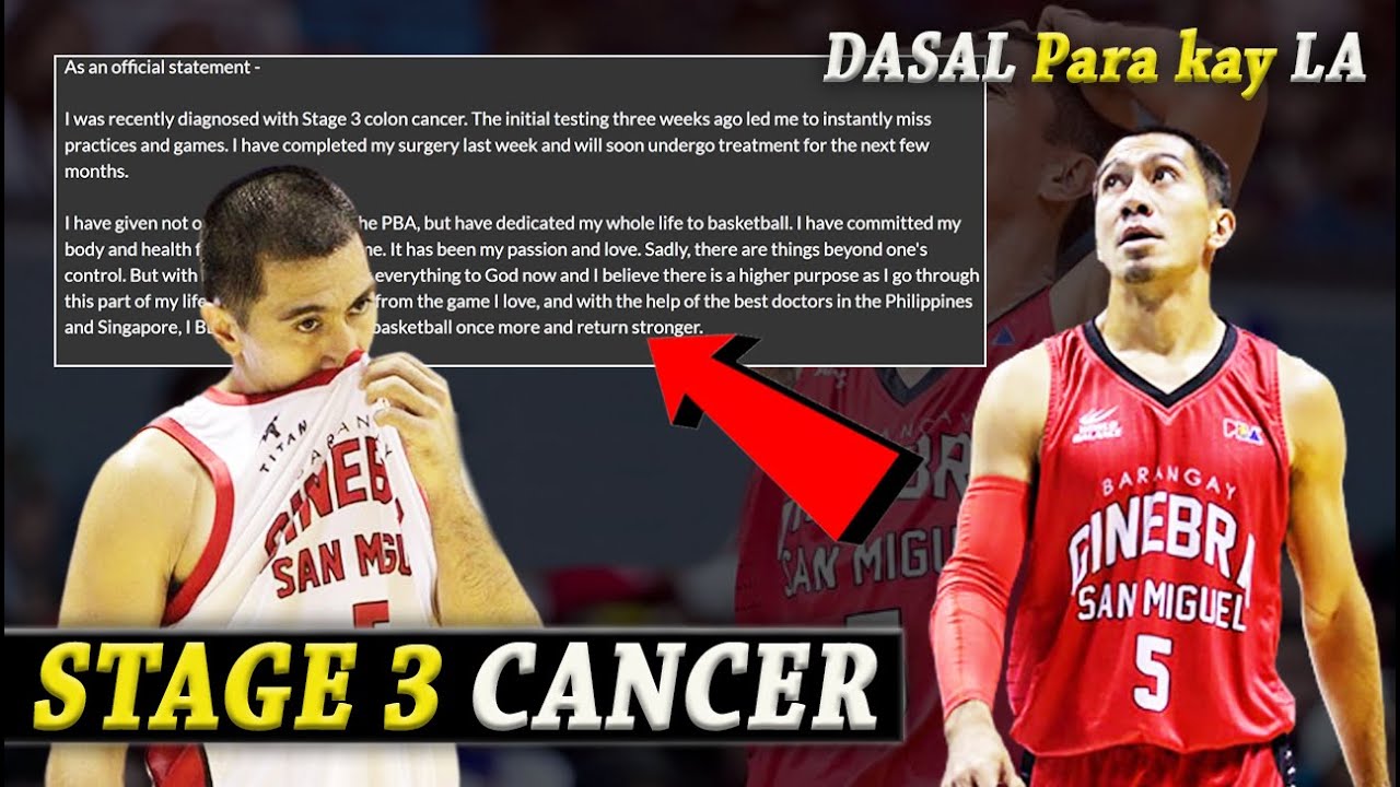 SAKIT NI LA TENORIO, STAGE 3 COLON CANCER! 🙏🙏🙏 - YouTube