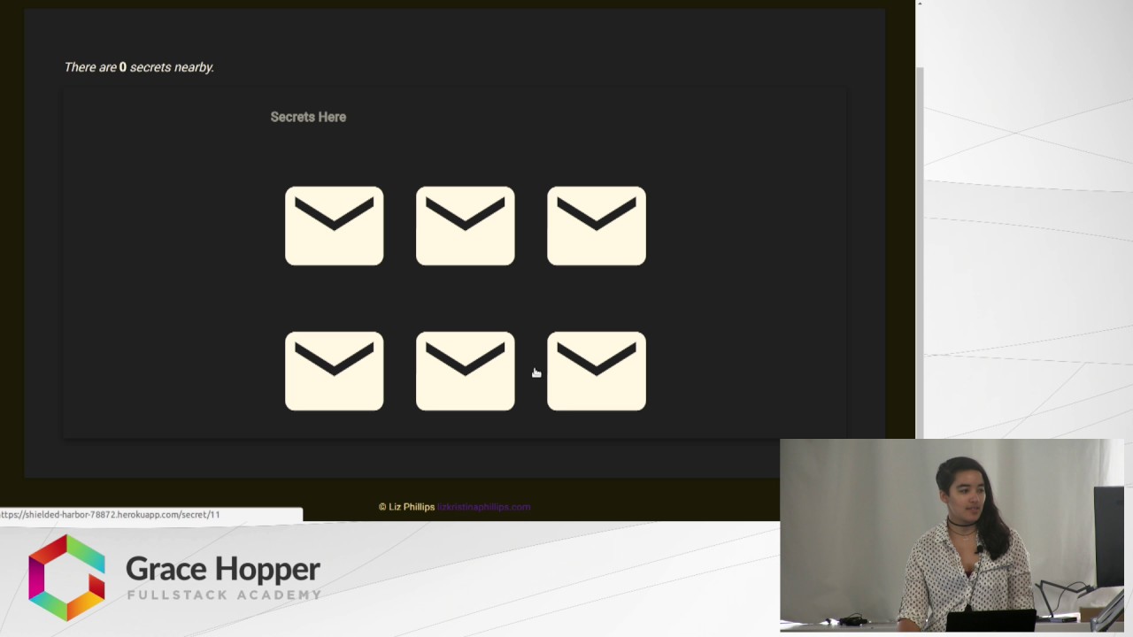 Stackathon Presentation: 'deadrop': the geolocational secret web app prototype - YouTube