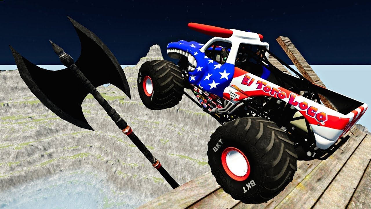 What Happens When Monster Trucks COLLIDE? - YouTube