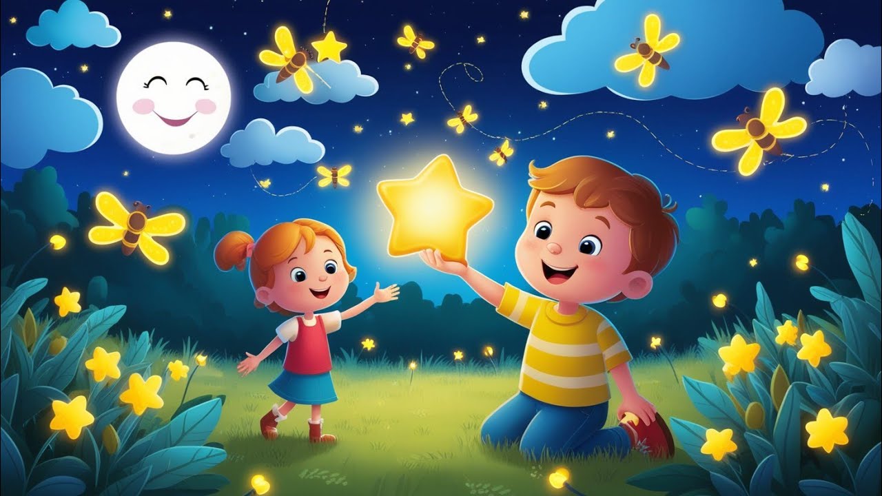 Bedtime Stars Song for Toddlers & Newborns 🌙 | Relaxing Sleep Music ...