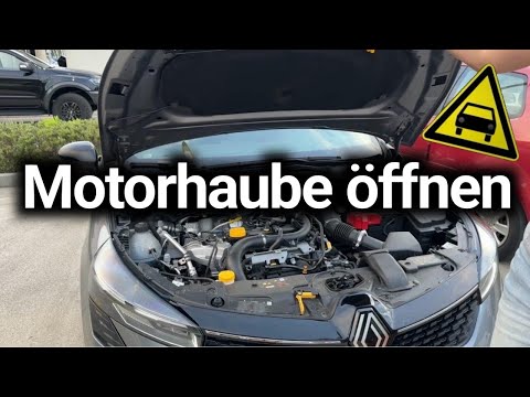 Renault Motorhaube öffnen - Clio 5 - einfach & schnell - TOP Anleitung! 🚘✅
