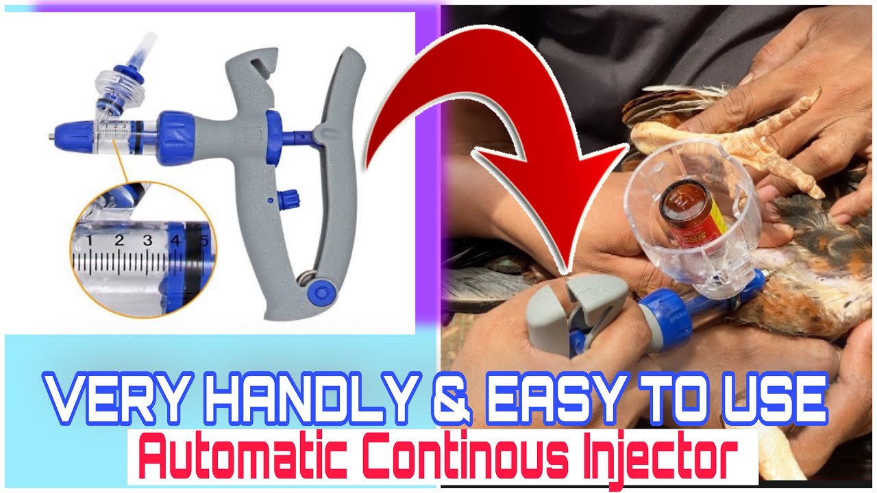 PAANO BA GAMITIN ANG INJECTOR NA ITO #continuous syringe animals - YouTube