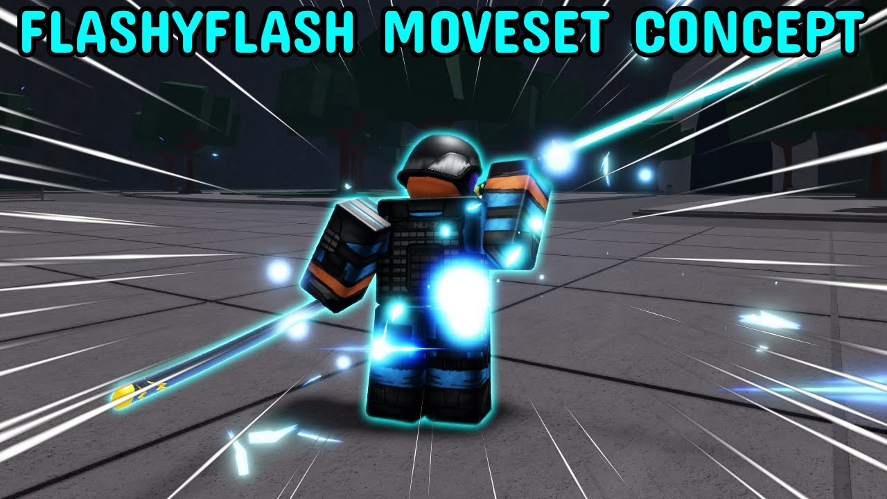 FLASHY FLASH Moveset CONCEPT - Roblox Strongest Battlegrounds - YouTube
