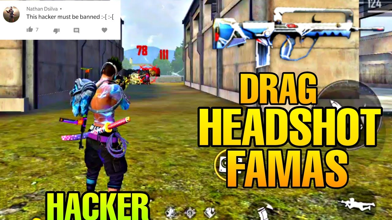 DRAG HEADSHOT/ HACKER| TIPS AND TRICKS FOR AUTO-HEADSHOT | FAMAS AUTO ...