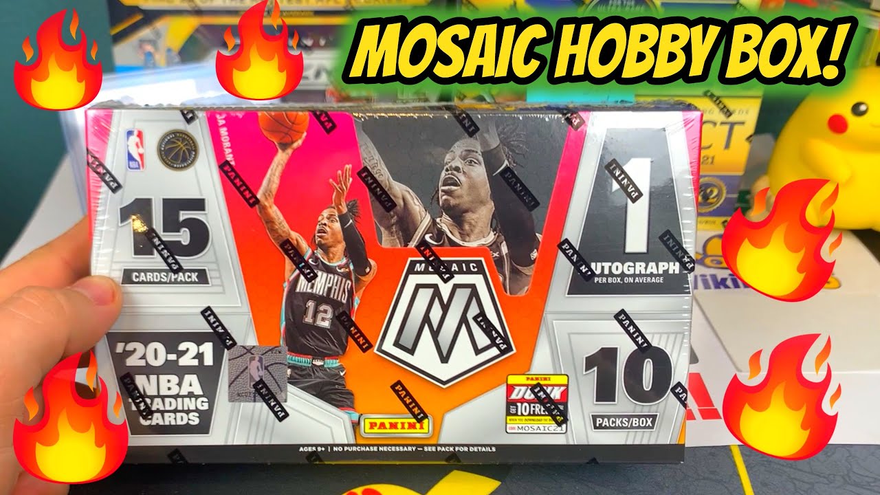 Mosaic Basketball 2021 !🔥 2021 Panini Mosaic Basketball Hobby Box - YouTube