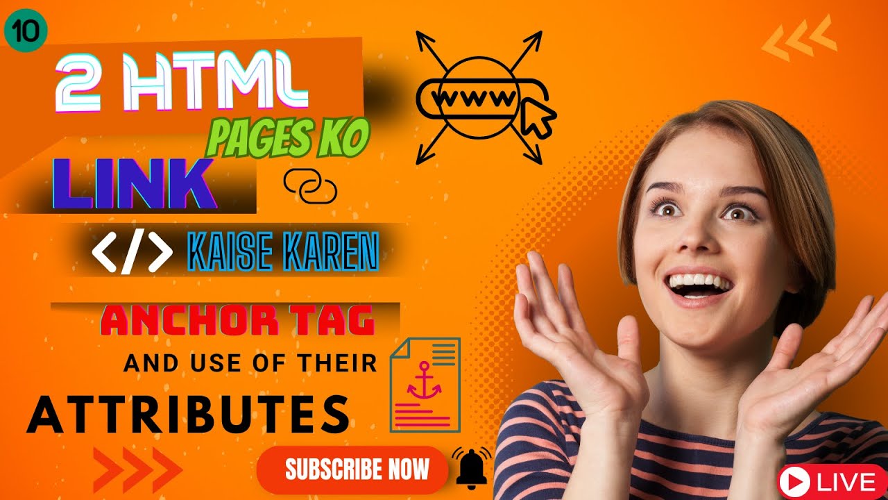 Lec 10 How To Link 2 Or Multiple Html Pages Use Of Anchor Tags Html Htmlcss Htmltags 3214