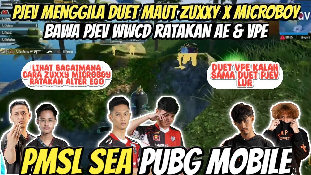 PJEV MENGGILA‼️DUET MAUT ZUXXY x MICROBOY BAWA PJEV WWCD, RATAKAN VPE & ALTER EGO | PMSL SEA ...