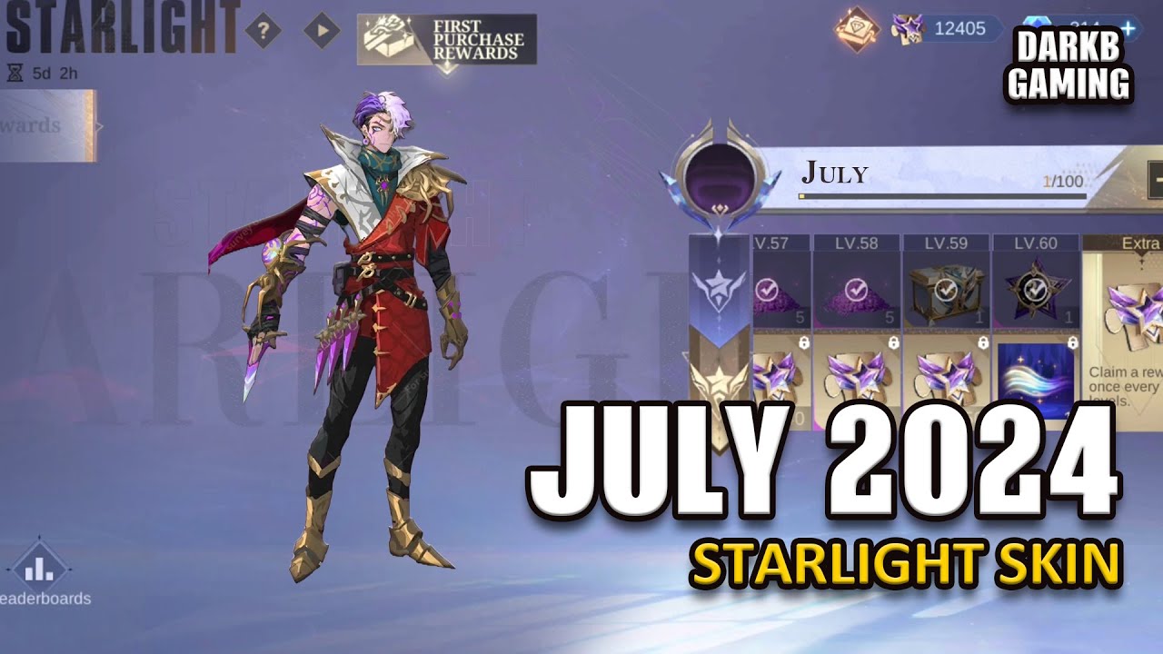 July 2024 Starlight Skin | Gusion Starlight Skin | Mobile Legends - YouTube