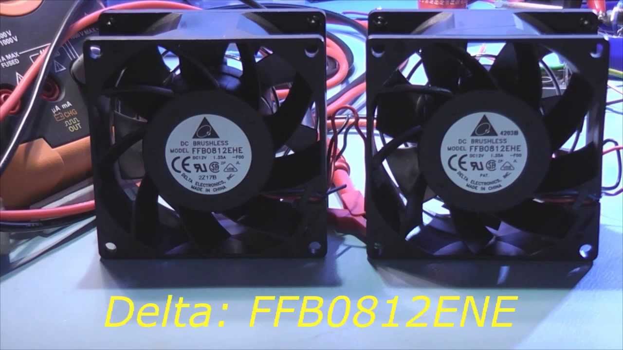 Delta Server Fans - YouTube