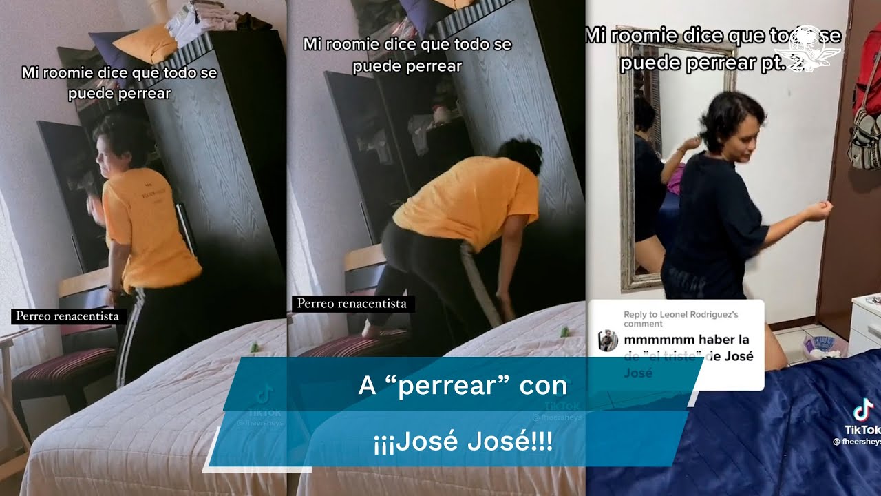 Mujer “perrea” con canción de José José y se vuelve viral - YouTube