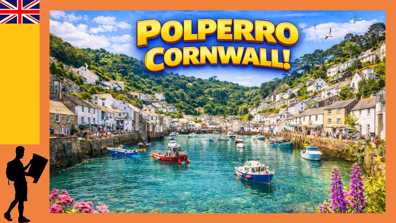 Polperro Cornwall: Quaint Cobblestone Streets & Traditional White ...