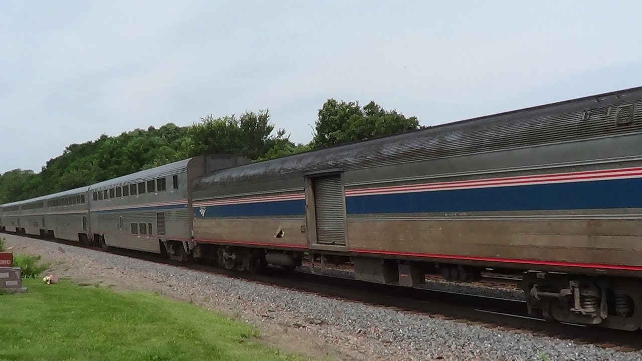 Ex-Union Pacific Coach Baggage Car on Amtrak #6 - YouTube