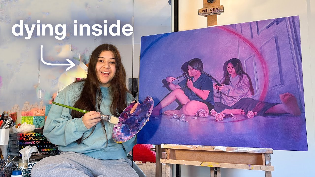 watch me go insane while painting - YouTube