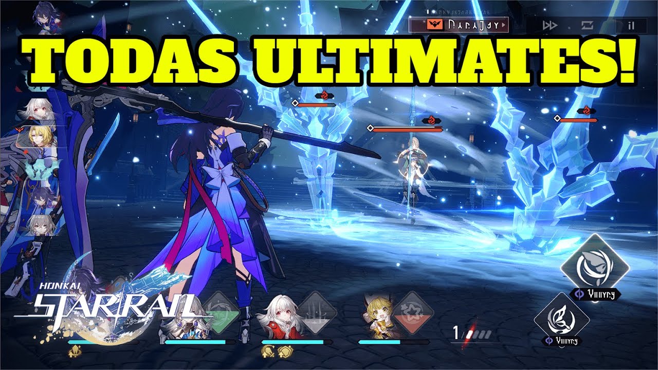 TODAS AS ULTIMATES DOS PERSONAGENS DE HONKAI STAR RAIL!! - YouTube