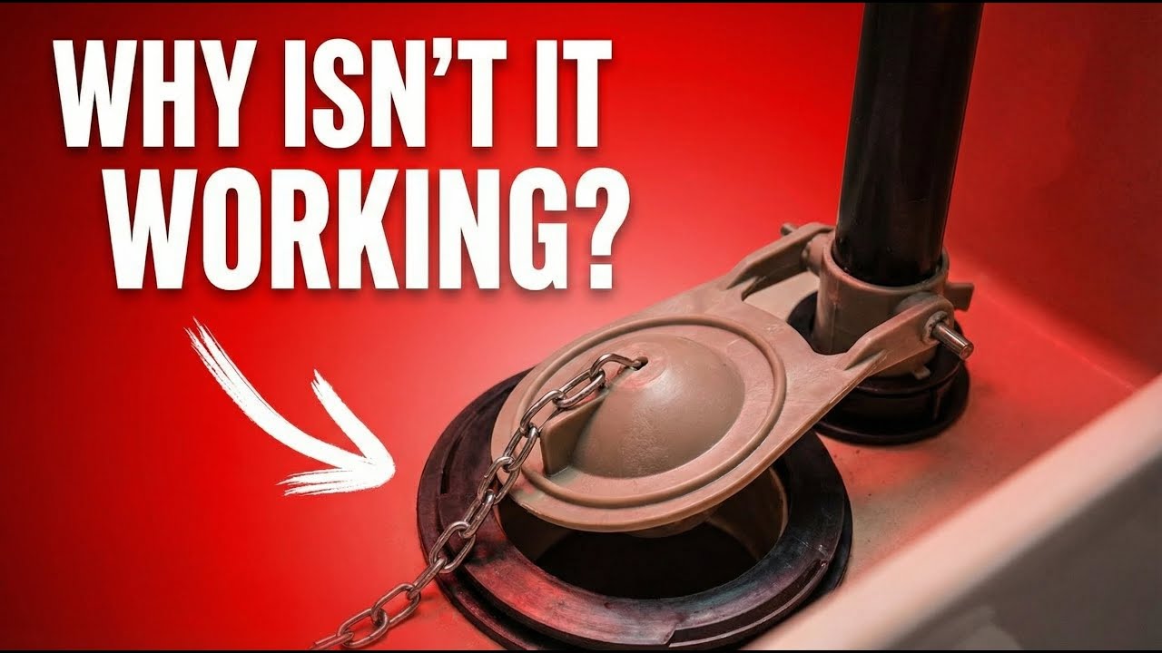 How To Fix Toilet Flapper Doesn't Close - YouTube