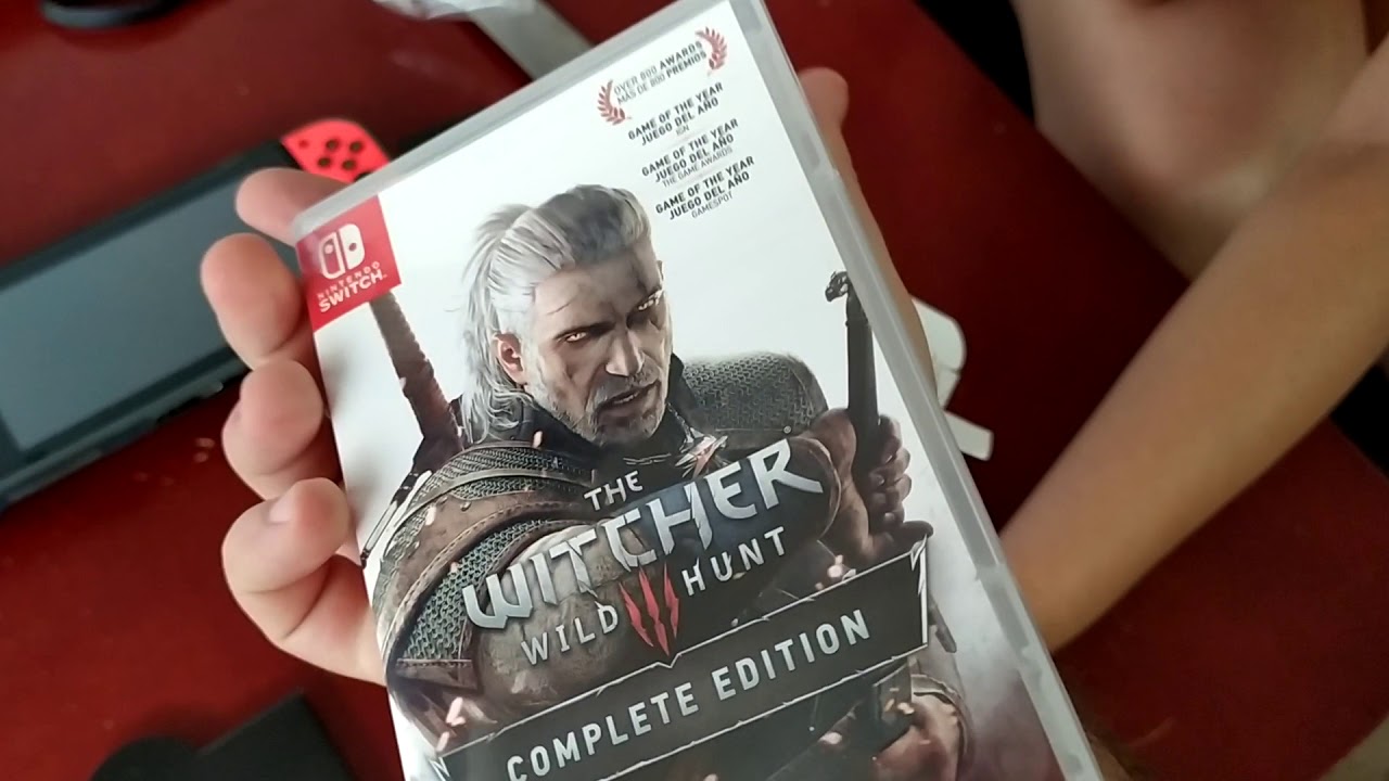 The Witcher 3 Nintendo Switch Unboxing - YouTube