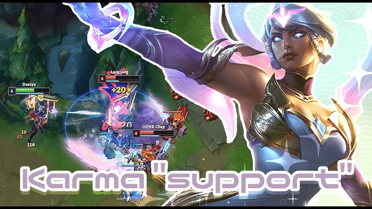 Why do I main Karma support? Clean Karma plays montage - YouTube