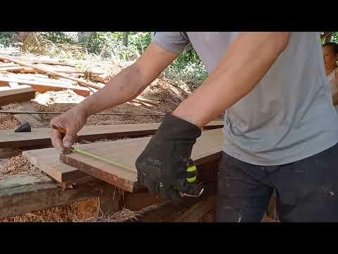 How to put guideline on wood using nylon(pitik)