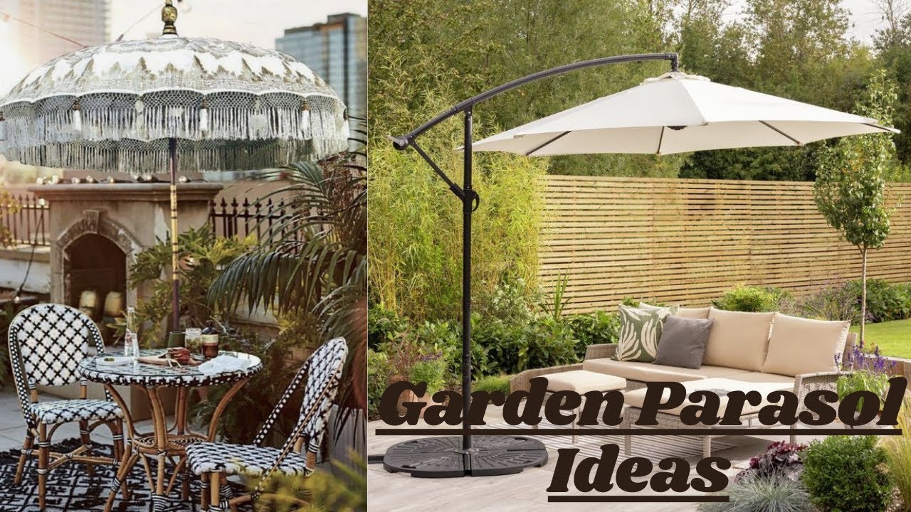 Garden Parasol Ideas - YouTube