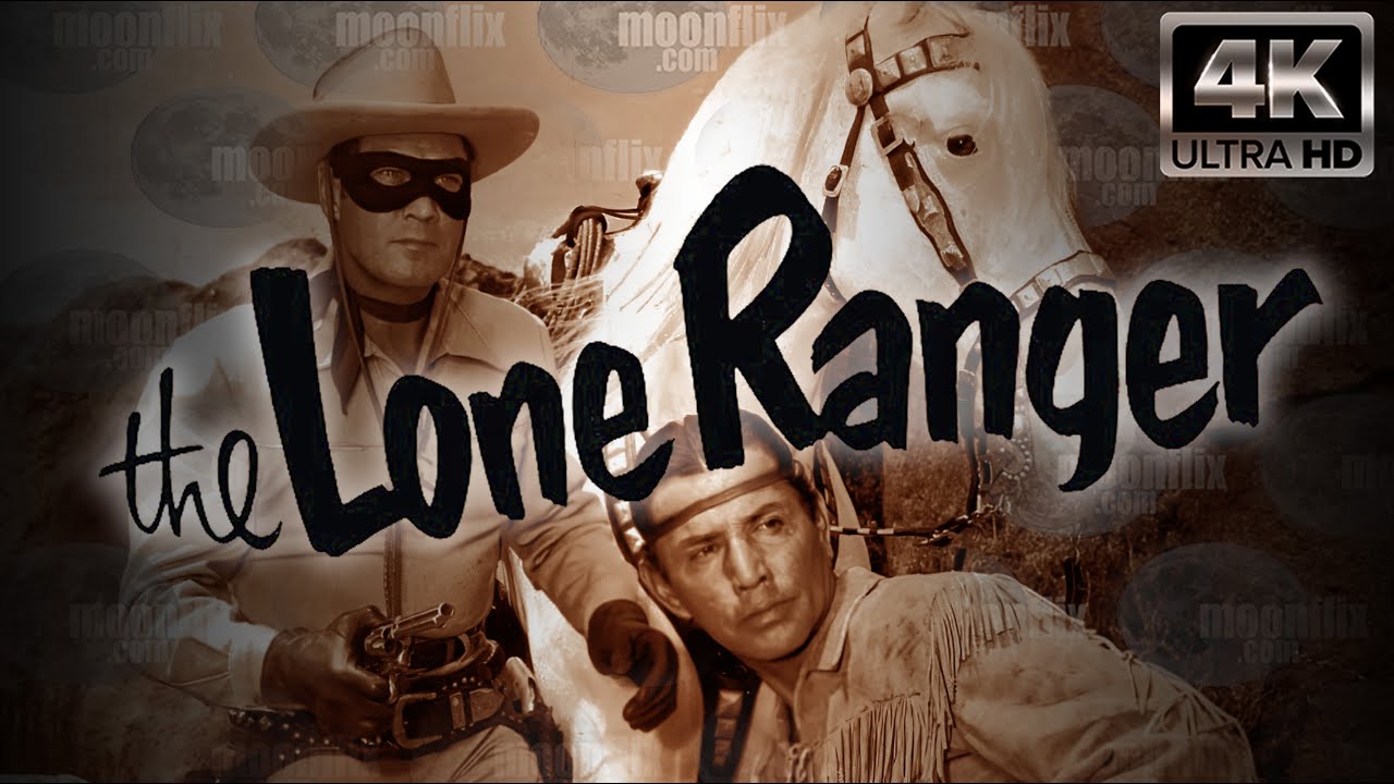 THE LONE RANGER (S1:E5) Rustler's Hideout | Black & White | 4K Ultra HD ...