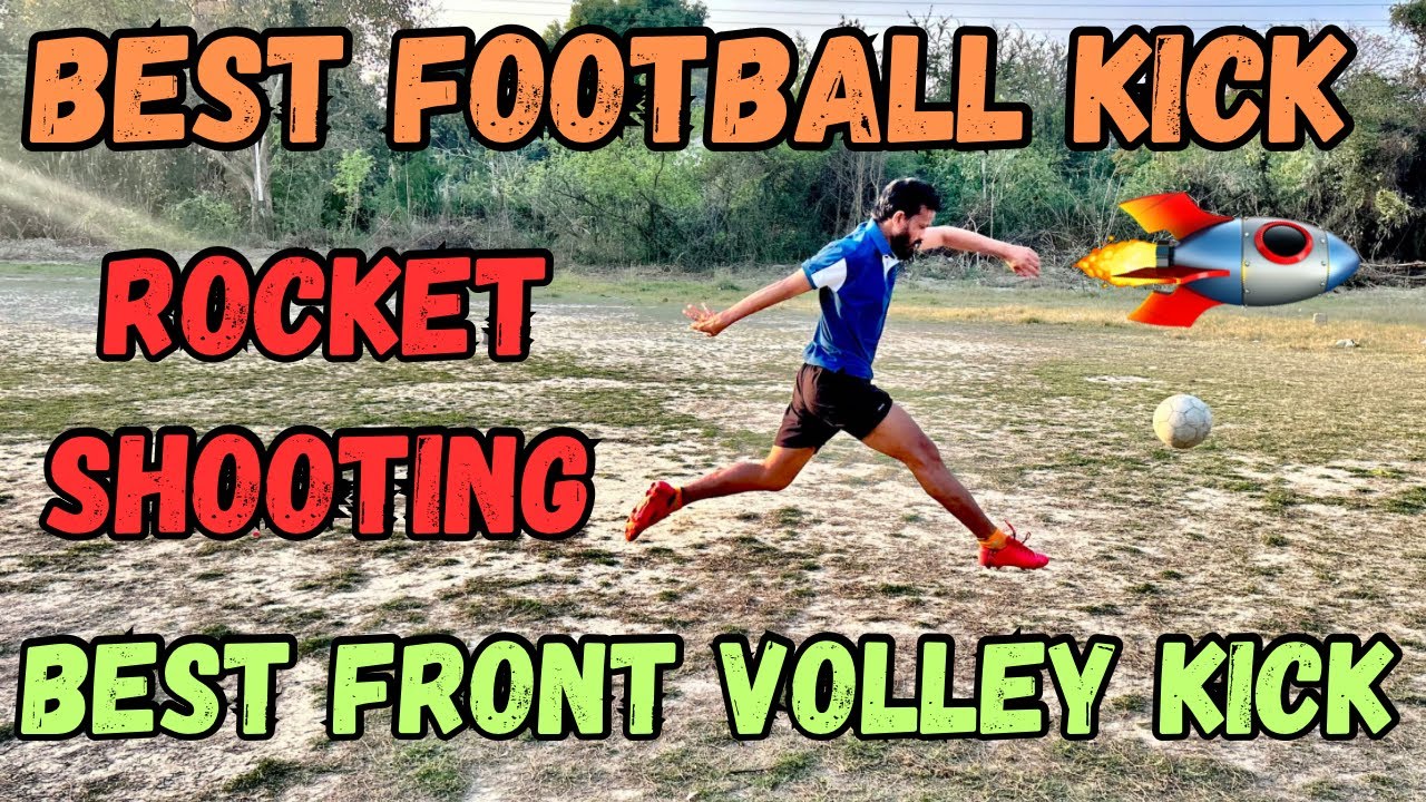 Best front volley kick|Best football kick|Best football skills # ...