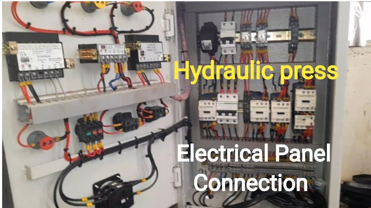 Hydraulic Press machine control Panel connection | Rajesh Electrical ...