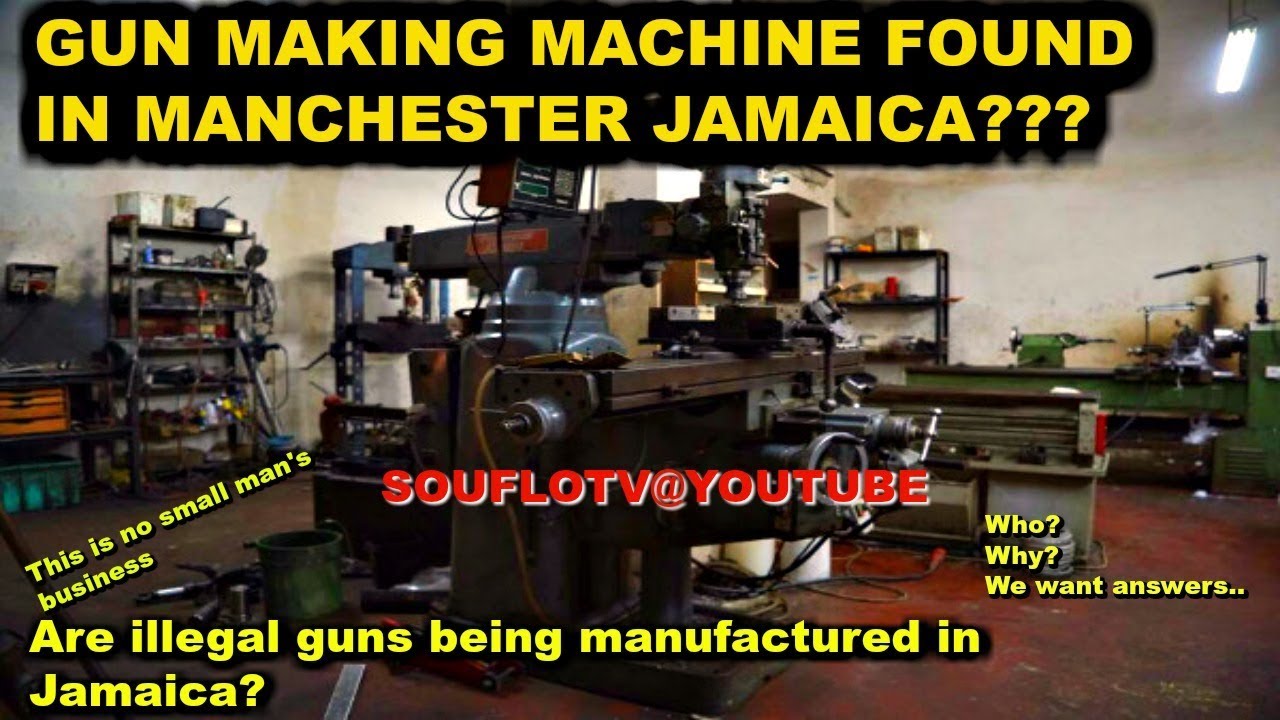 Gun Making Machine found in Jamaica Manchester, This is Big - YouTube