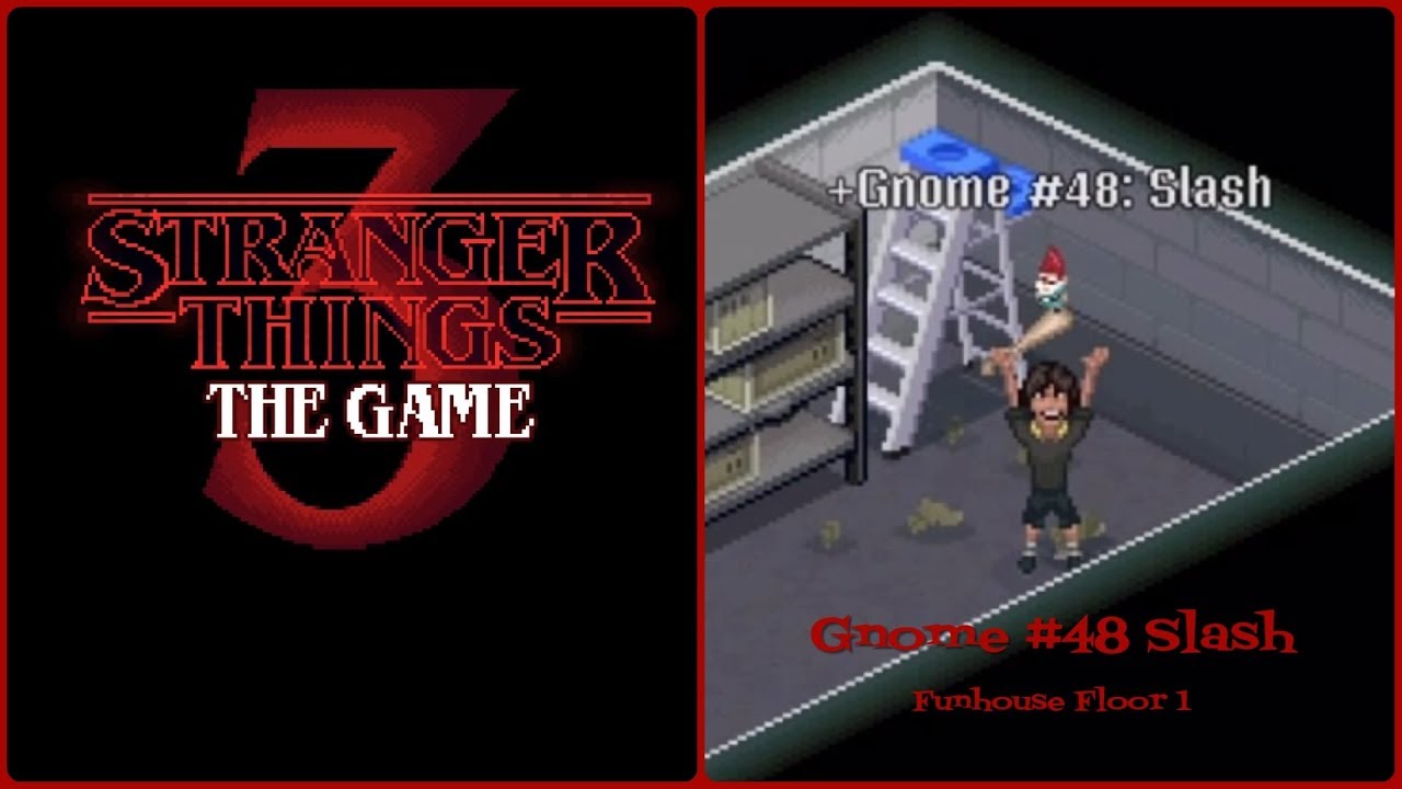 STRANGER THINGS 3 The Game "Gnome #48 Slash" - YouTube