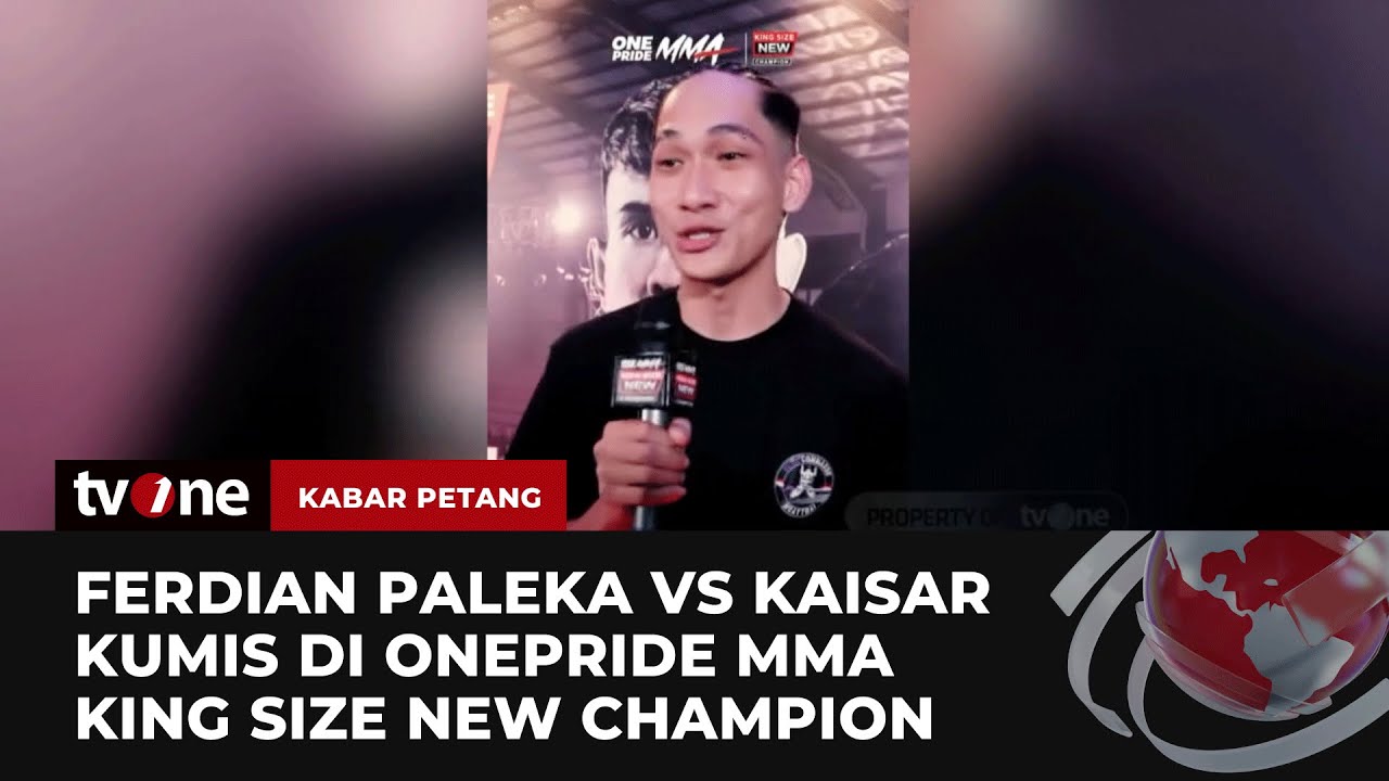 Kaisar Kumis Duel Lawan Ferdian Paleka di One Pride MMA 81 | Kabar ...