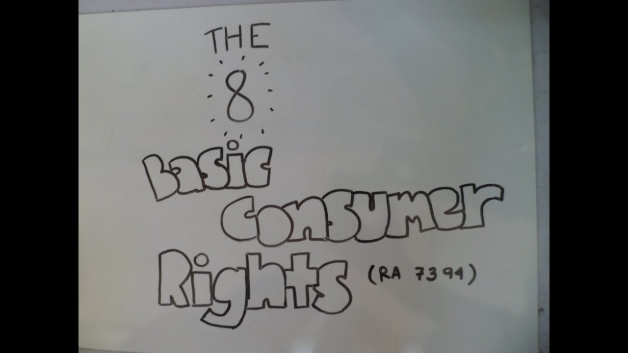 Crash Doodles: 8 Basic Consumer Rights (PH RA 7394) - YouTube
