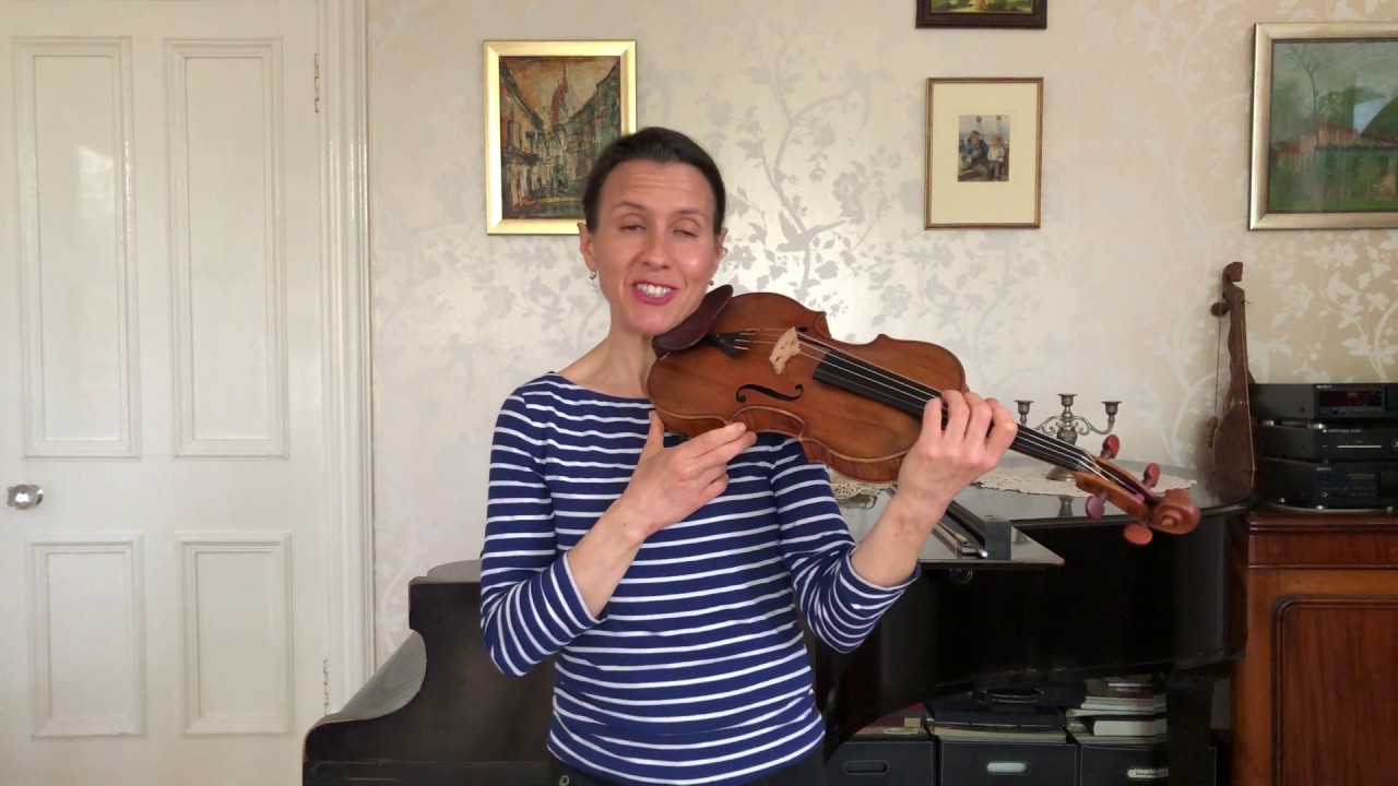 Advanced Violin | Warm Up 1 with Andrea Gajic - YouTube