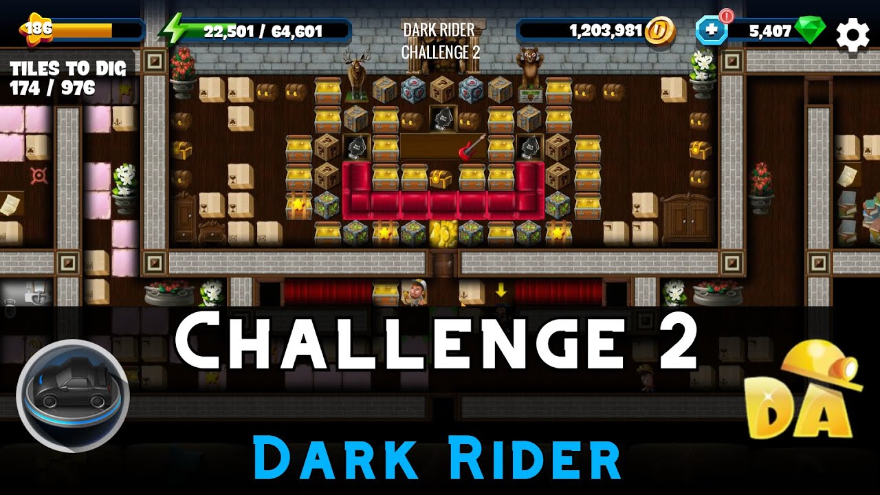 Dark Rider Challenge 2 | Dark Rider #6 | Diggy's Adventure - YouTube