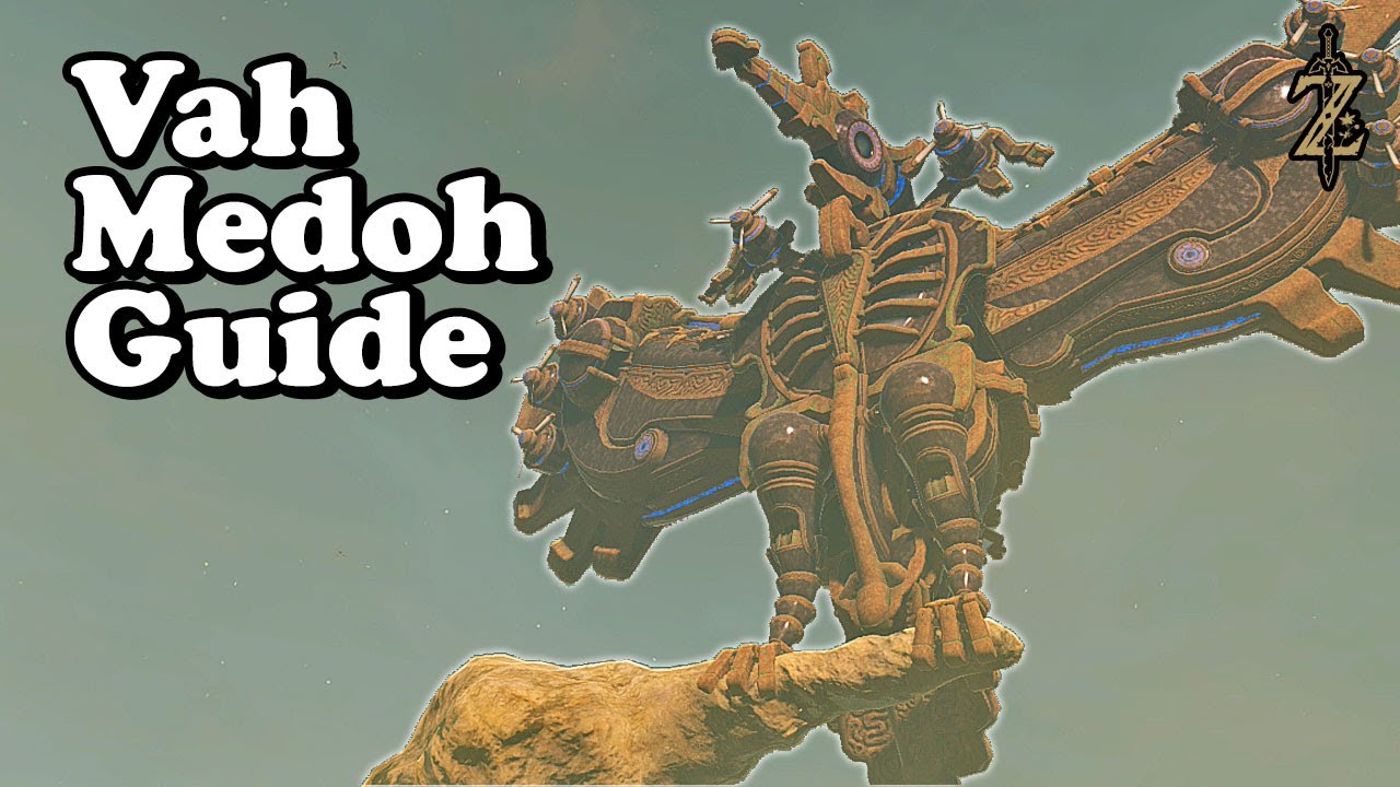 Vah Medoh Divine Beast Complete Walkthrough Zelda Breath of The Wild ...