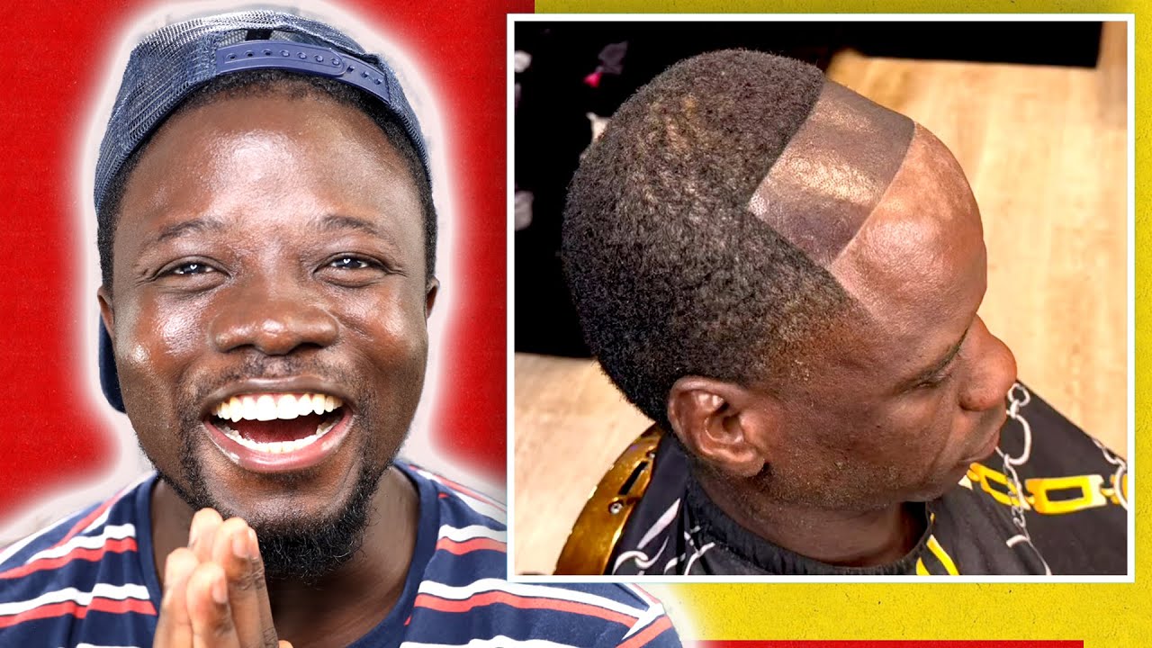 Ghana Barbers, WHY? these Haircuts + Yomo de3, Wahala o - YouTube