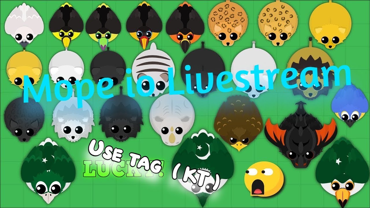 Mope.io Livestream - Trying KD By Luck // Playing And Chilling // TAG ...