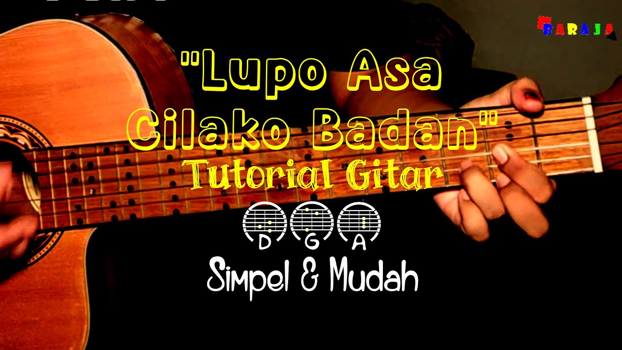 〽️LUPO ASA CILAKO BADAN (Sazqia Rayani)🔸Chord & Lirik Lagu Minang #tutorial #tutorialgitar - YouTube