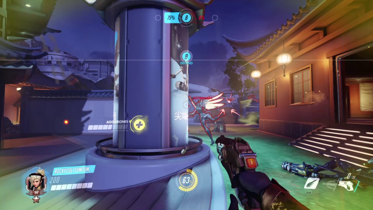 Overwatch: Offensive Mercy POTG - YouTube