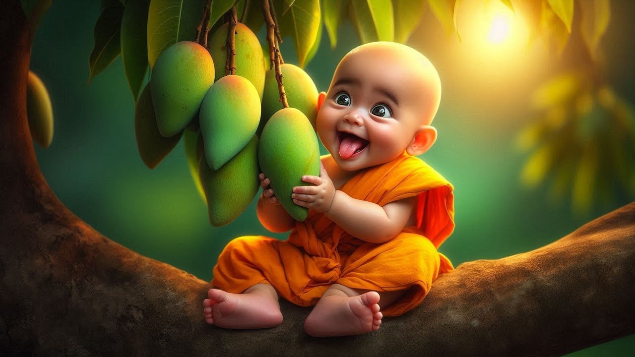 Little monk so cute funny moment 🤣🤣//cute baby funny video 🥰😘🌷🌻#cute # ...