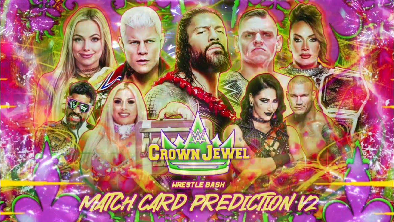 WWE Crown Jewels 2024 Match Card Predictions V2 - YouTube