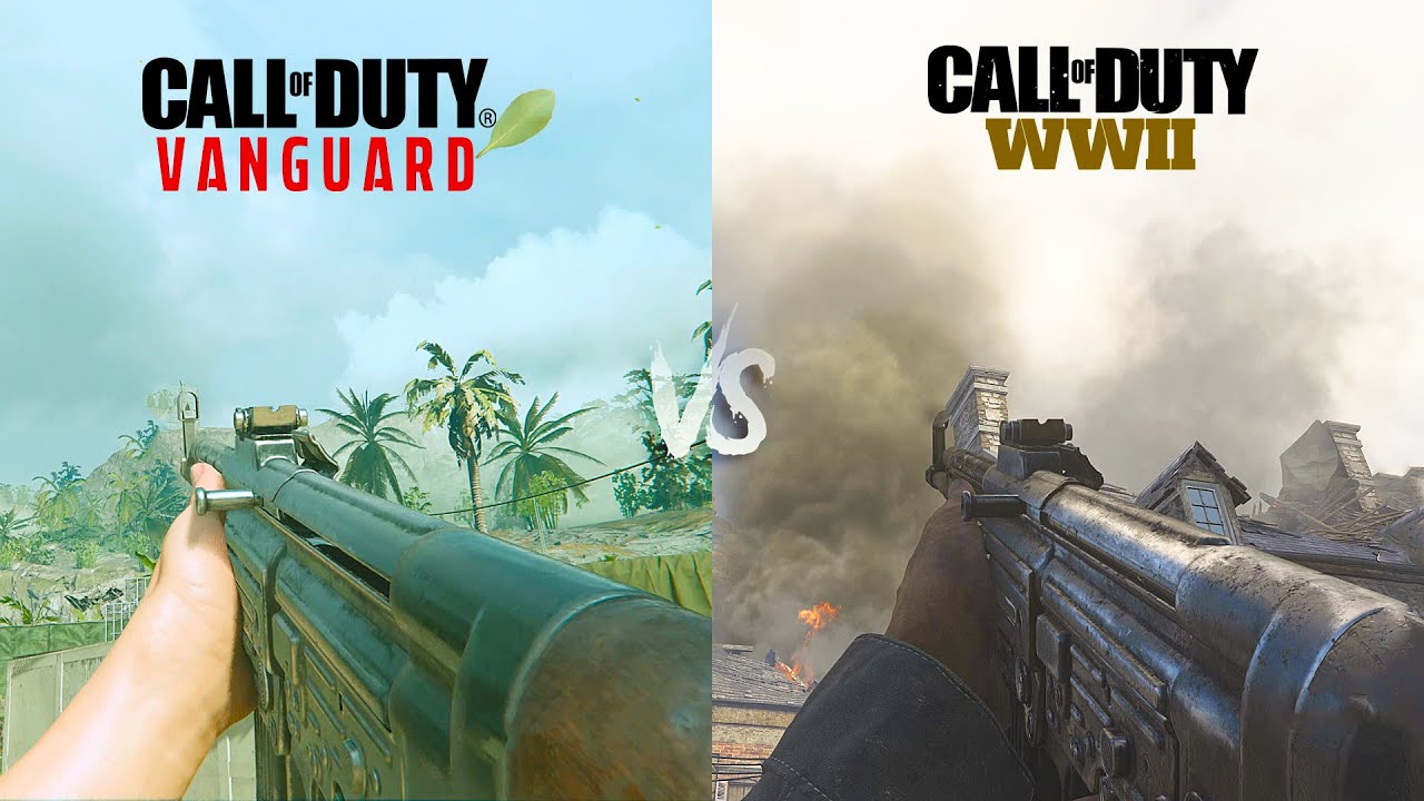 Call of Duty Vanguard VS Call of Duty WW2 - Weapons Comparison - YouTube