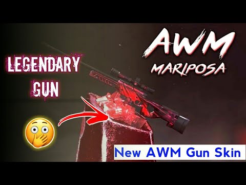 Free Fire New AWM Skin Review, Upcoming Weapon AWM Mariposa - YouTube