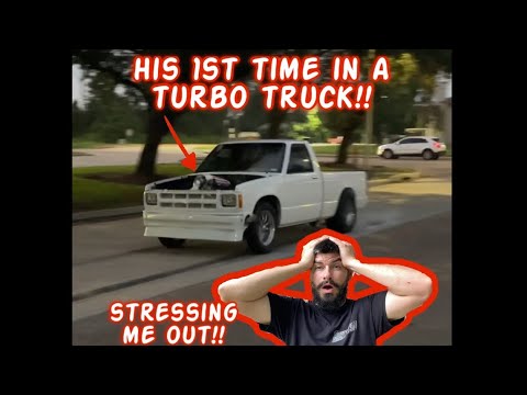 I let someone drive my 1,000 horsepower turbo LS truck for the first ...